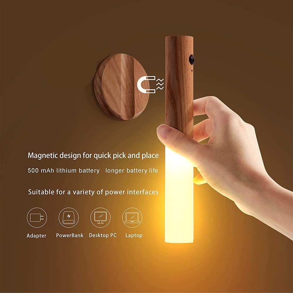 Smart Wooden Sensor Light – Buddy